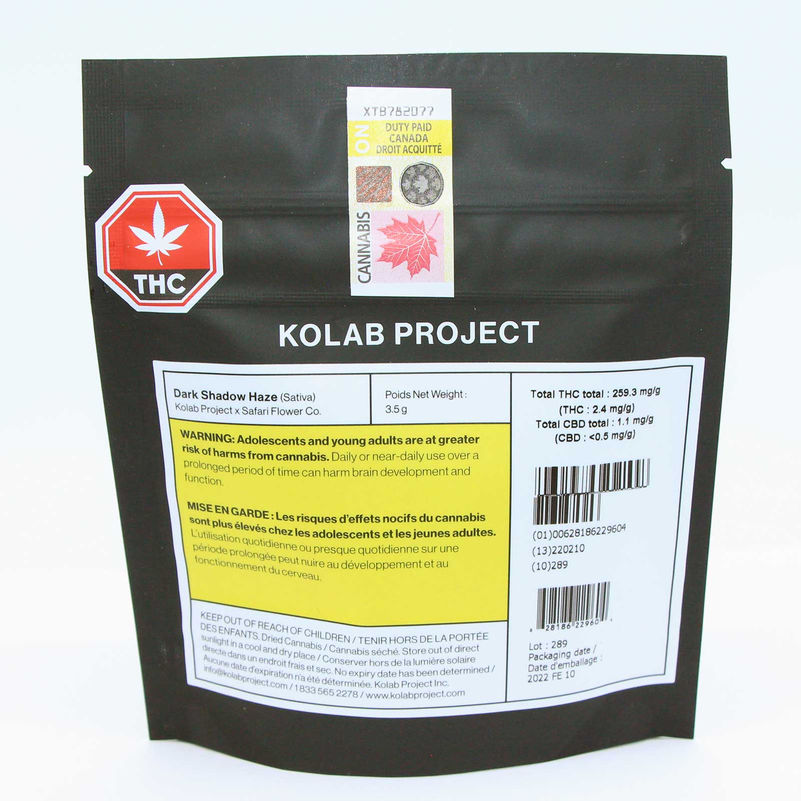 Kolab Project Dark Shadow Haze Review